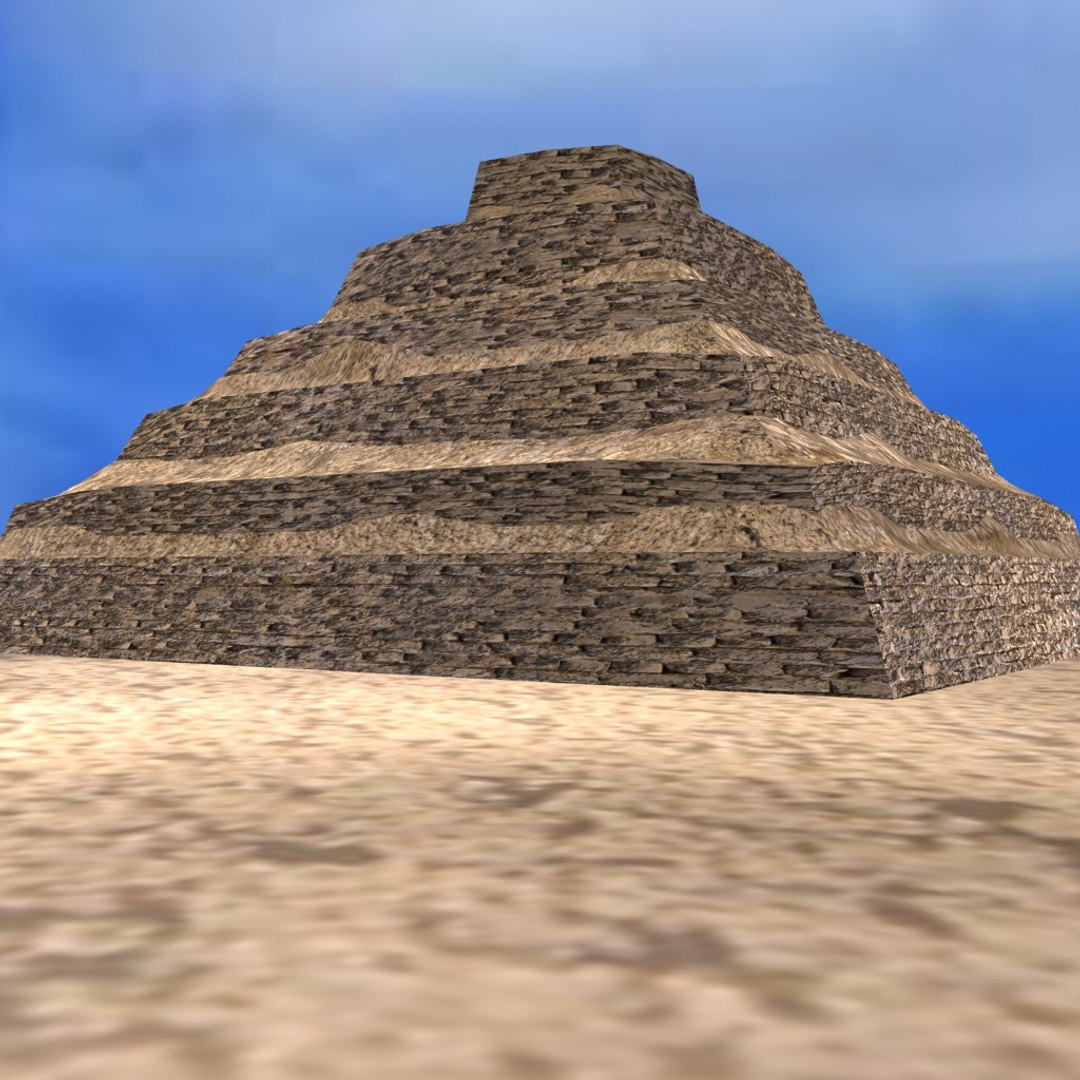 Egyptian Step Pyramid 3D Model - TurboSquid 1366602