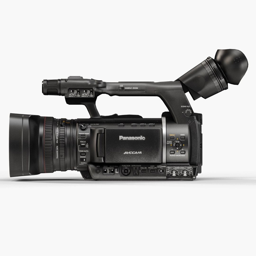 Panasonic Ag-ac160a Avccam Series 3d Model