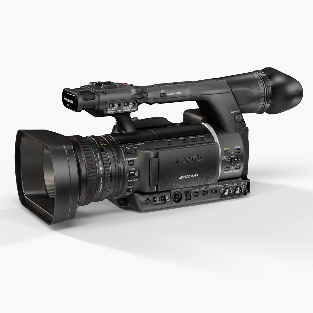 Panasonic Ag-ac160a Avccam Series 3d Model