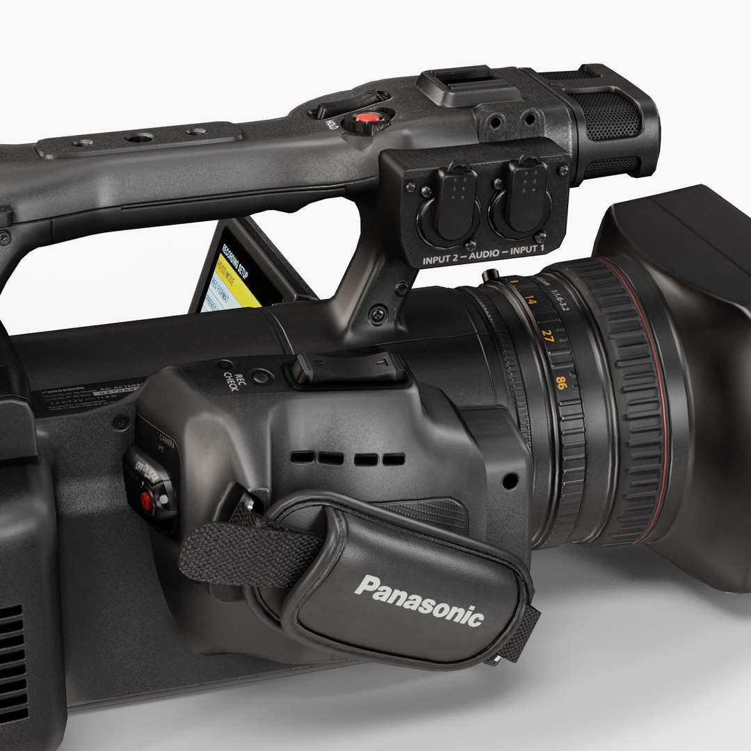 Panasonic Ag-ac160a Avccam Series 3d Model