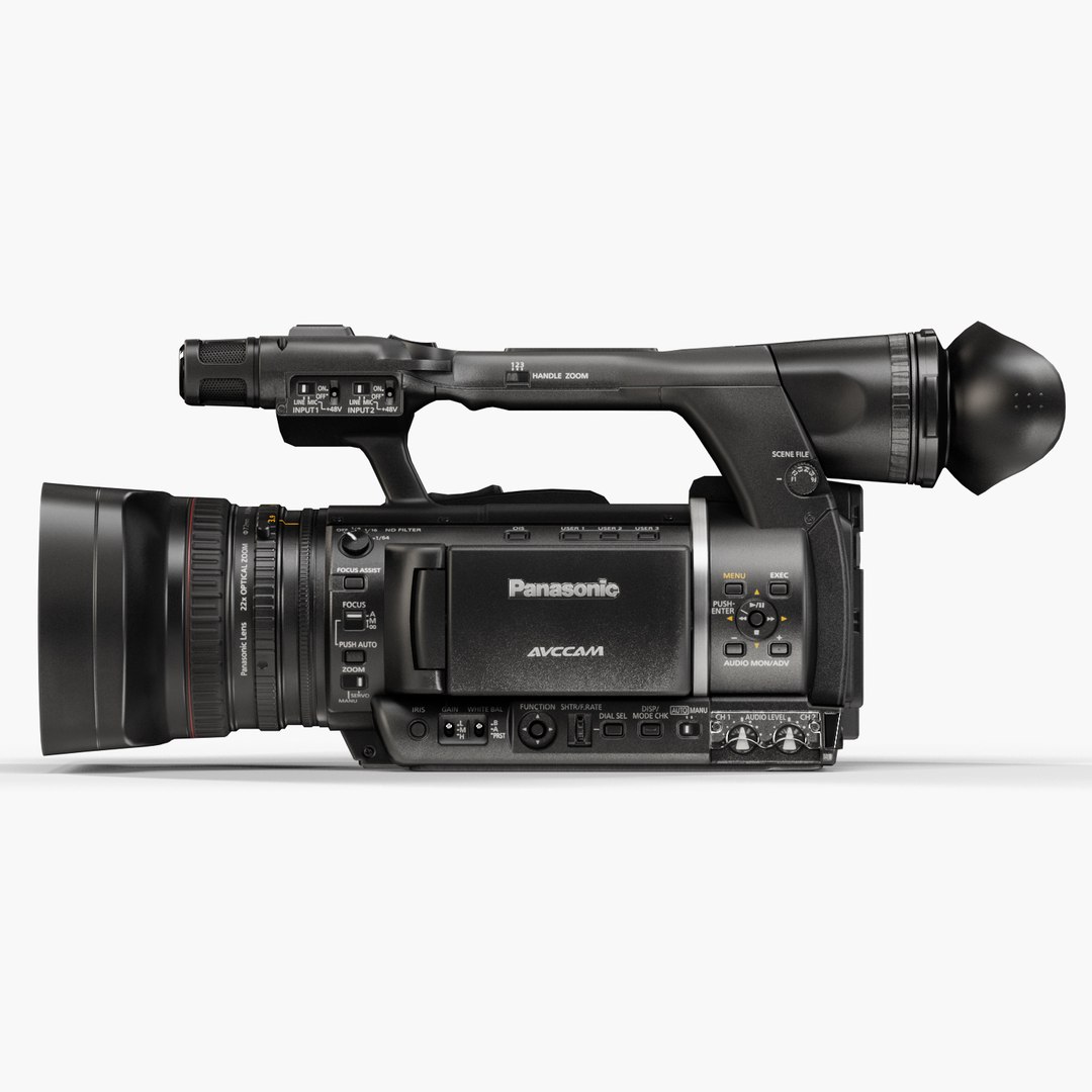 Panasonic Ag-ac160a Avccam Series 3d Model