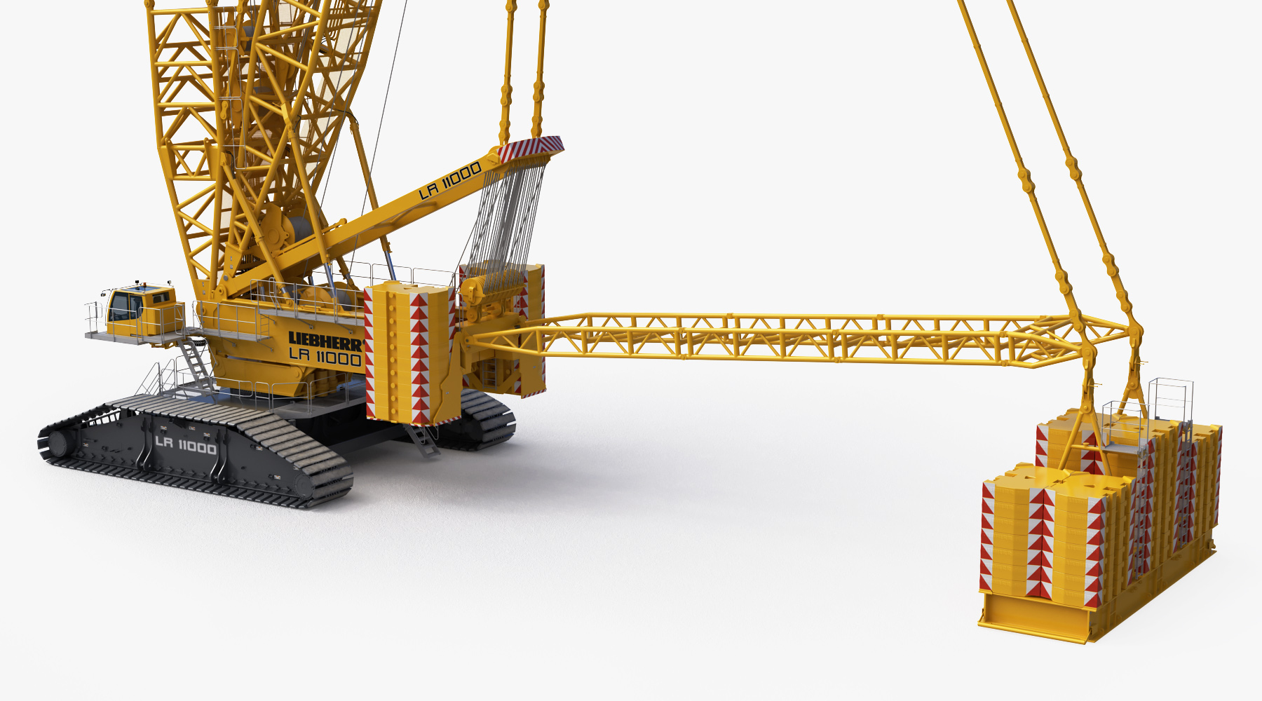 3D liebherr lr 11000 heawy model - TurboSquid 1404507