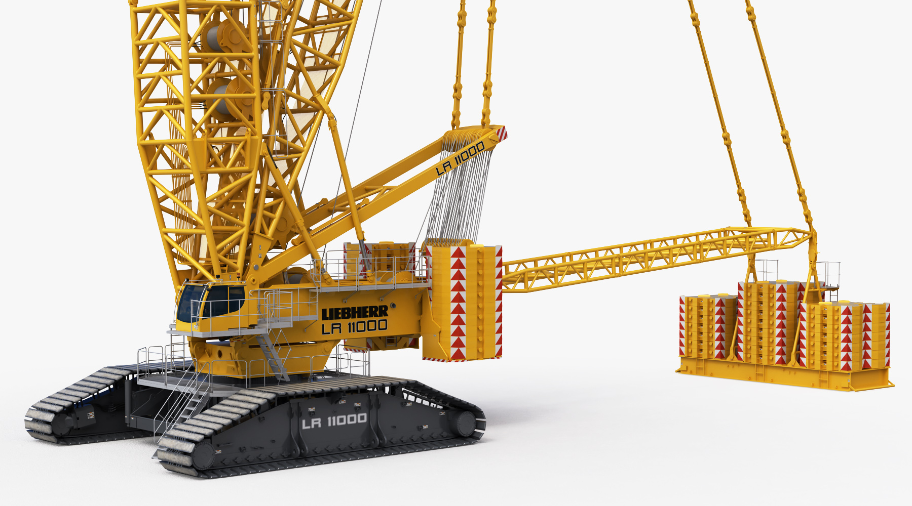 3D liebherr lr 11000 heawy model - TurboSquid 1404507