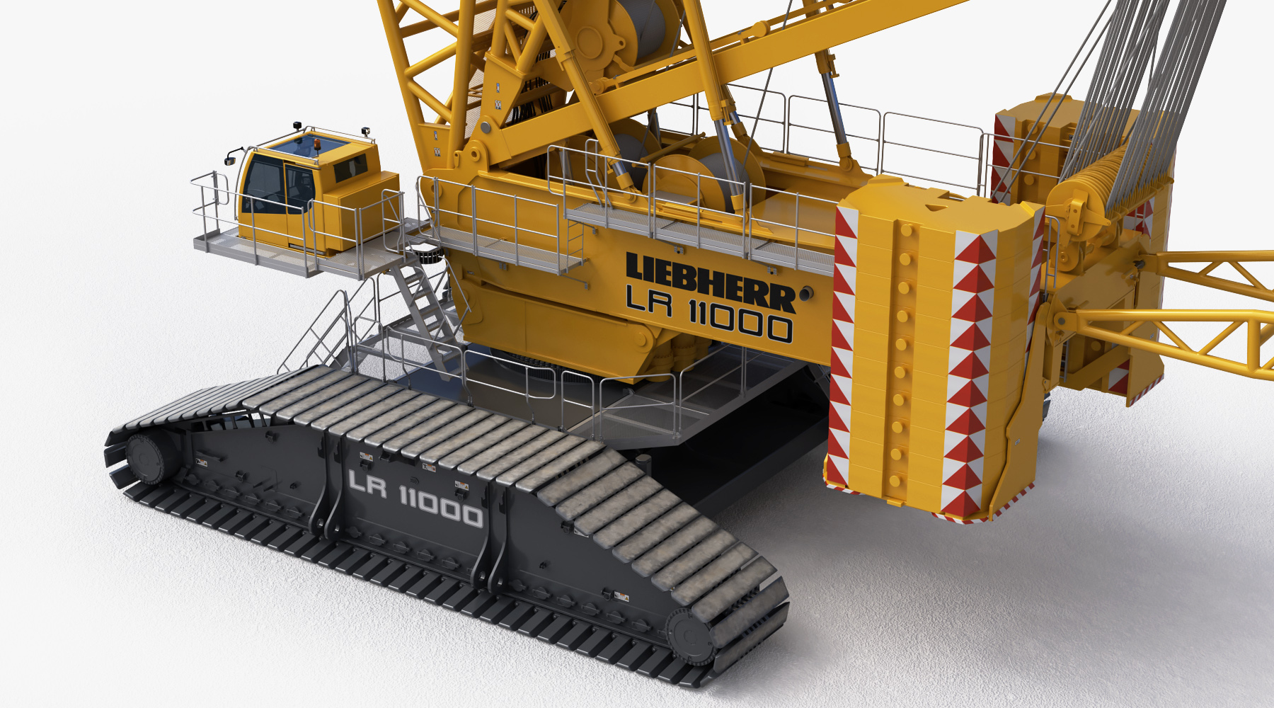 3D liebherr lr 11000 heawy model - TurboSquid 1404507