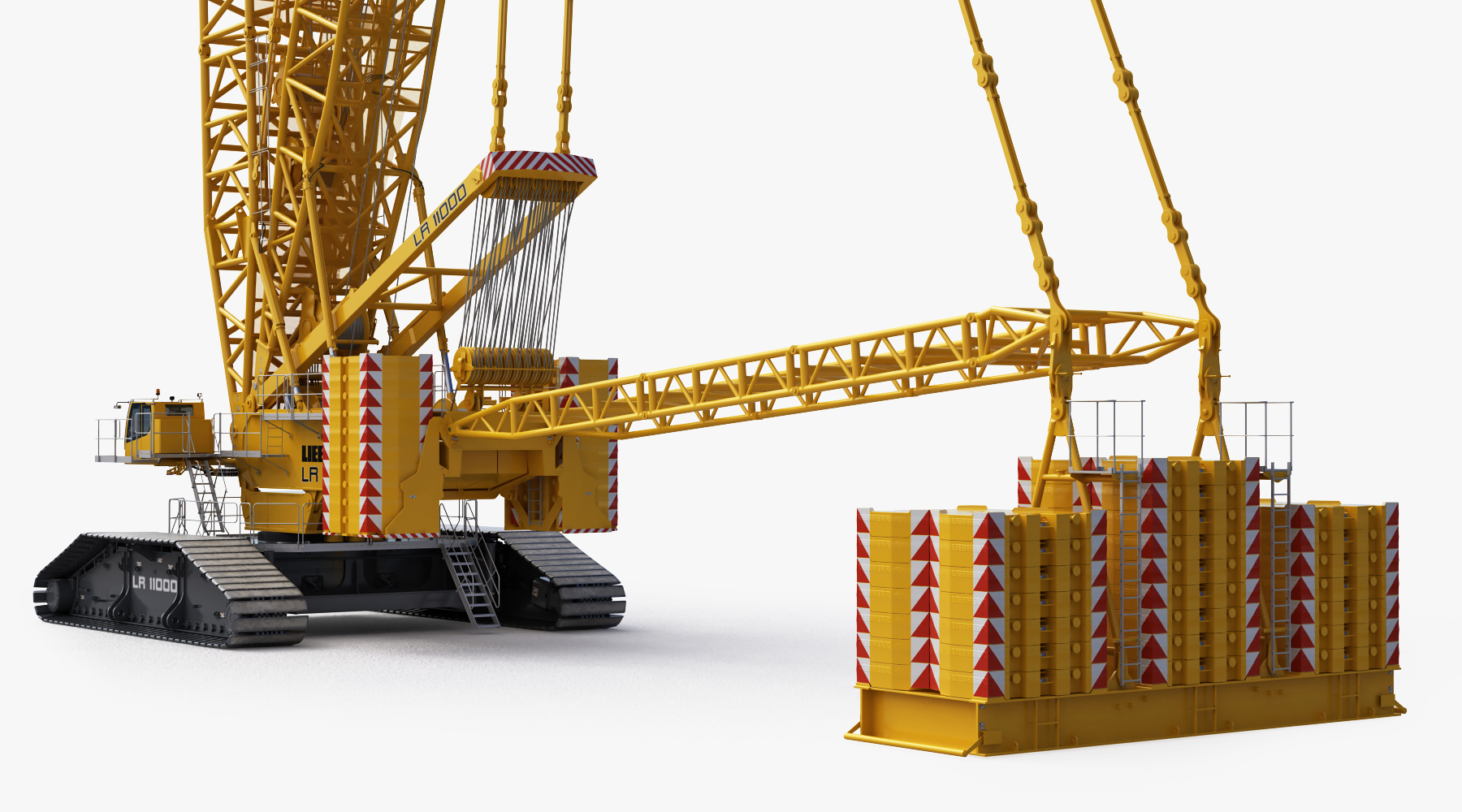 3D liebherr lr 11000 heawy model - TurboSquid 1404507