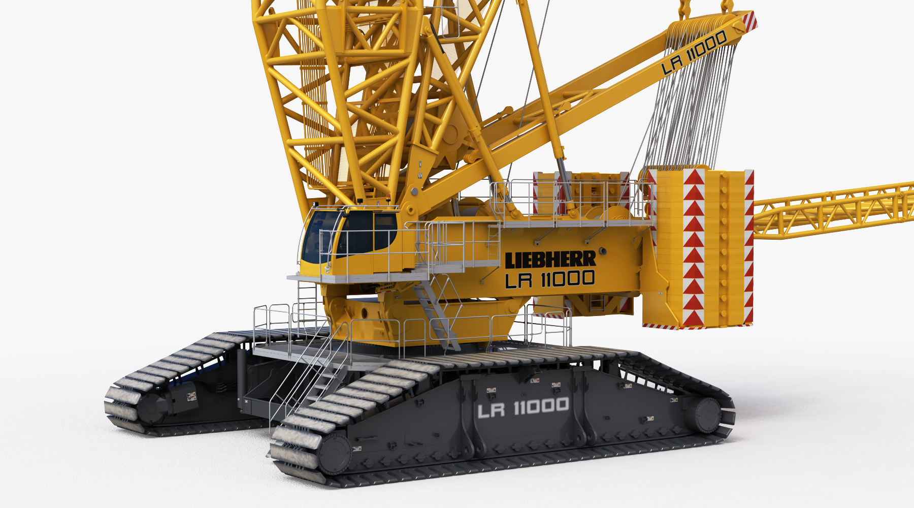 3D liebherr lr 11000 heawy model - TurboSquid 1404507