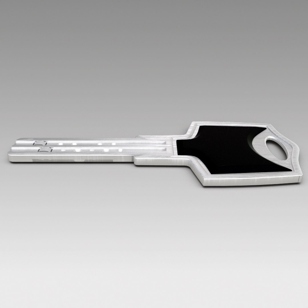 3d keys set modelled