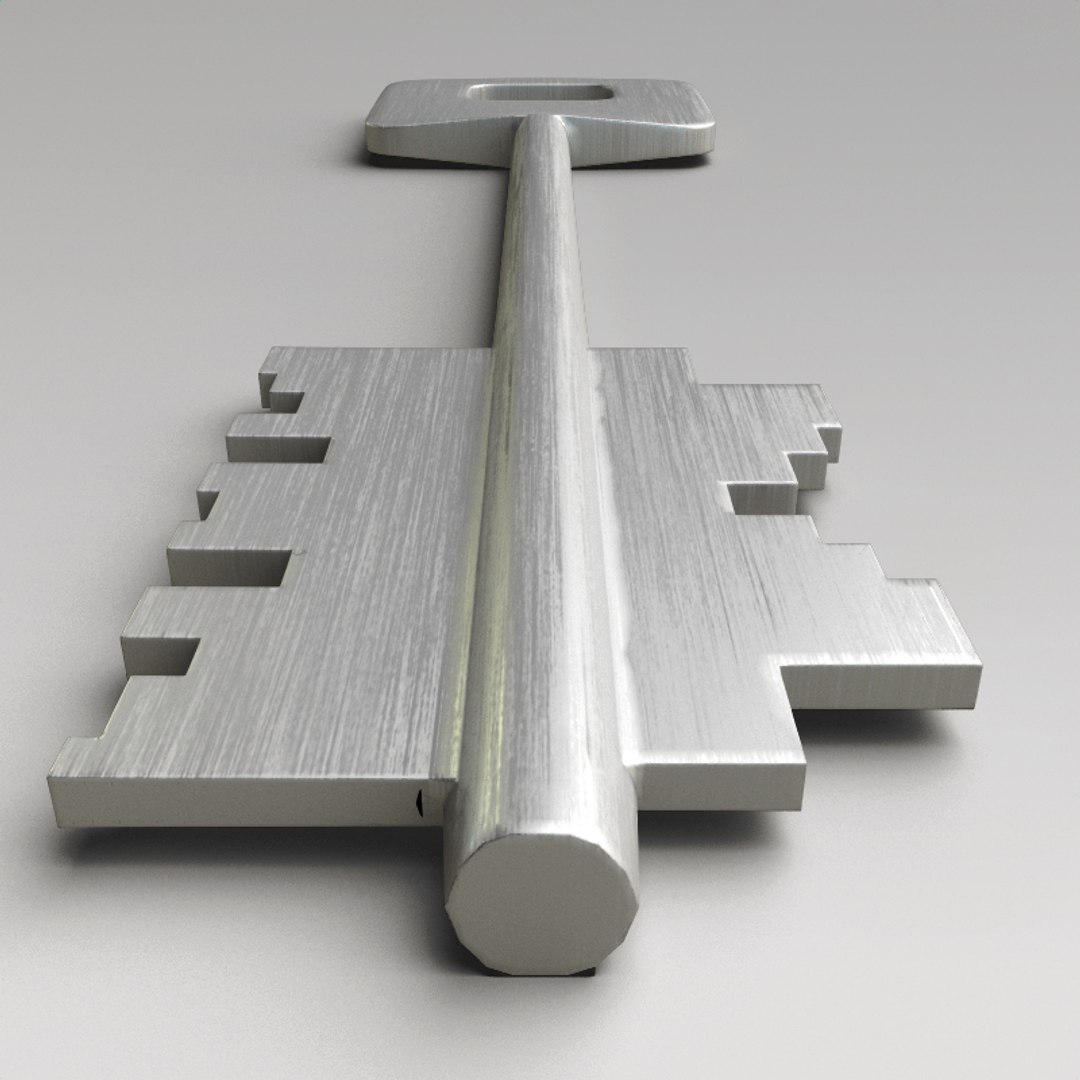 3d keys set modelled