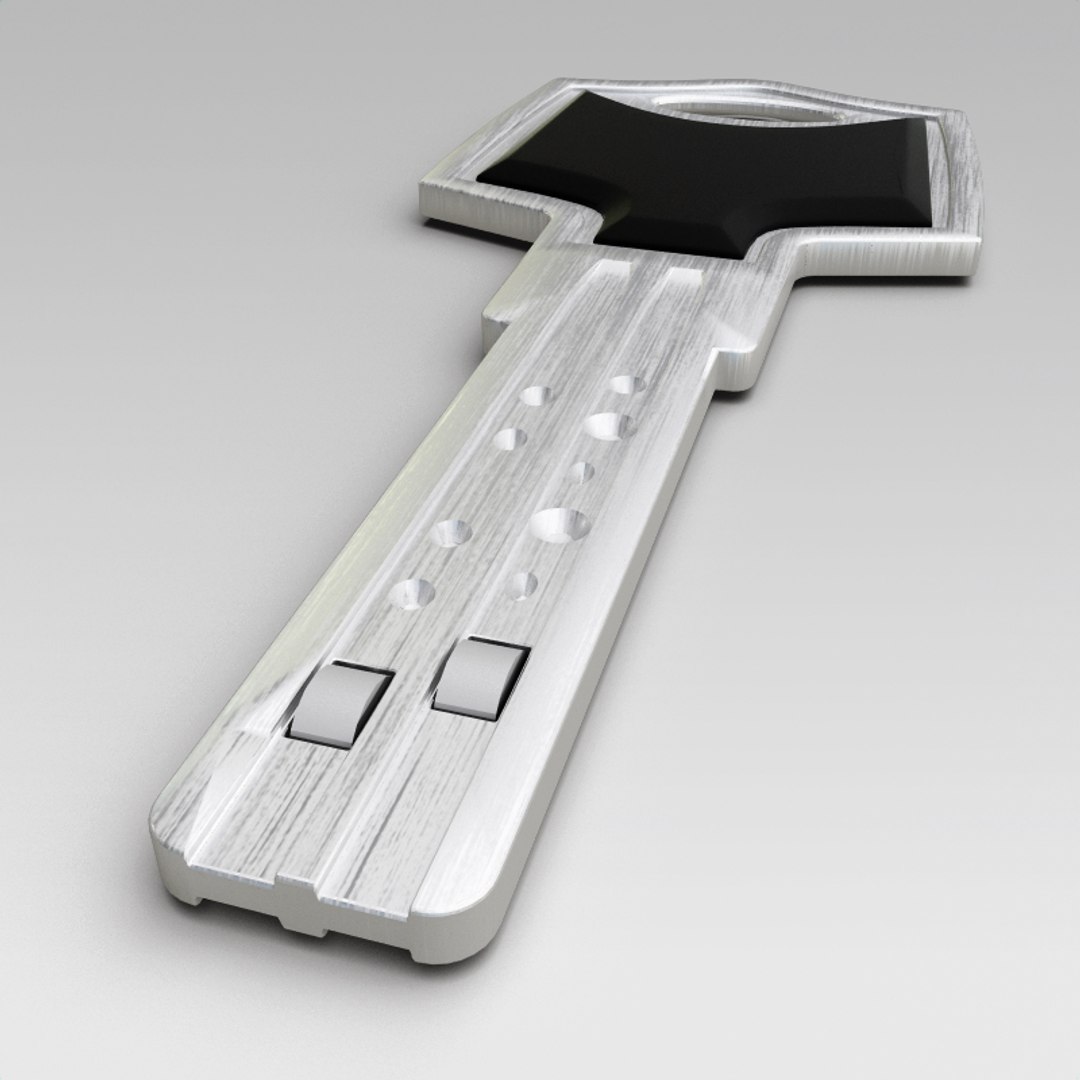 3d keys set modelled