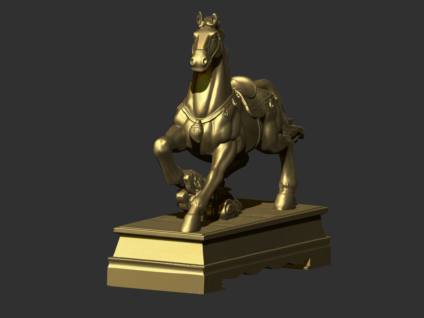 Horse Sculpture 3D Model - TurboSquid 2044293