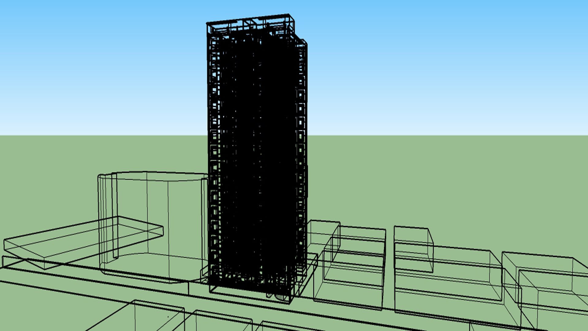 3D RESIDENTIAL TOWER model - TurboSquid 2151695