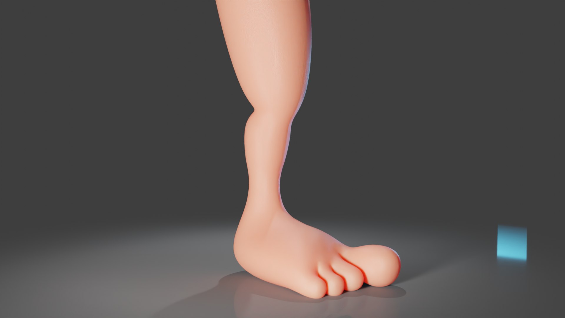 Cartoon Foot 3D Model - TurboSquid 1804268
