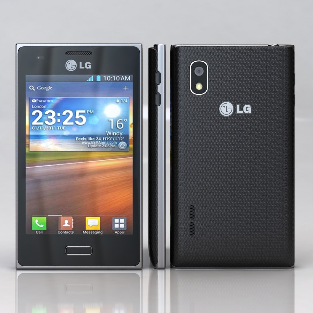 3d model lg optimus l5 e610