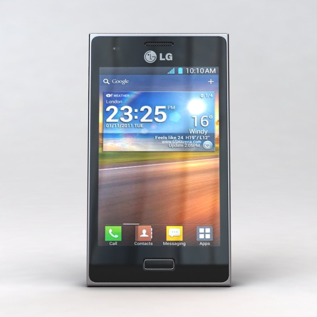 3d model lg optimus l5 e610