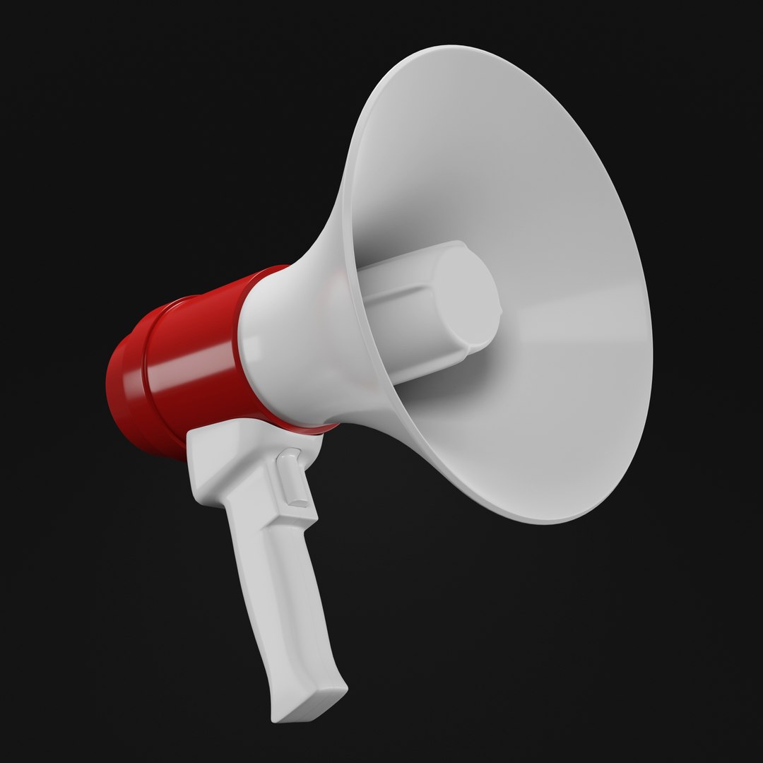 3D model megaphone phone - TurboSquid 1713700