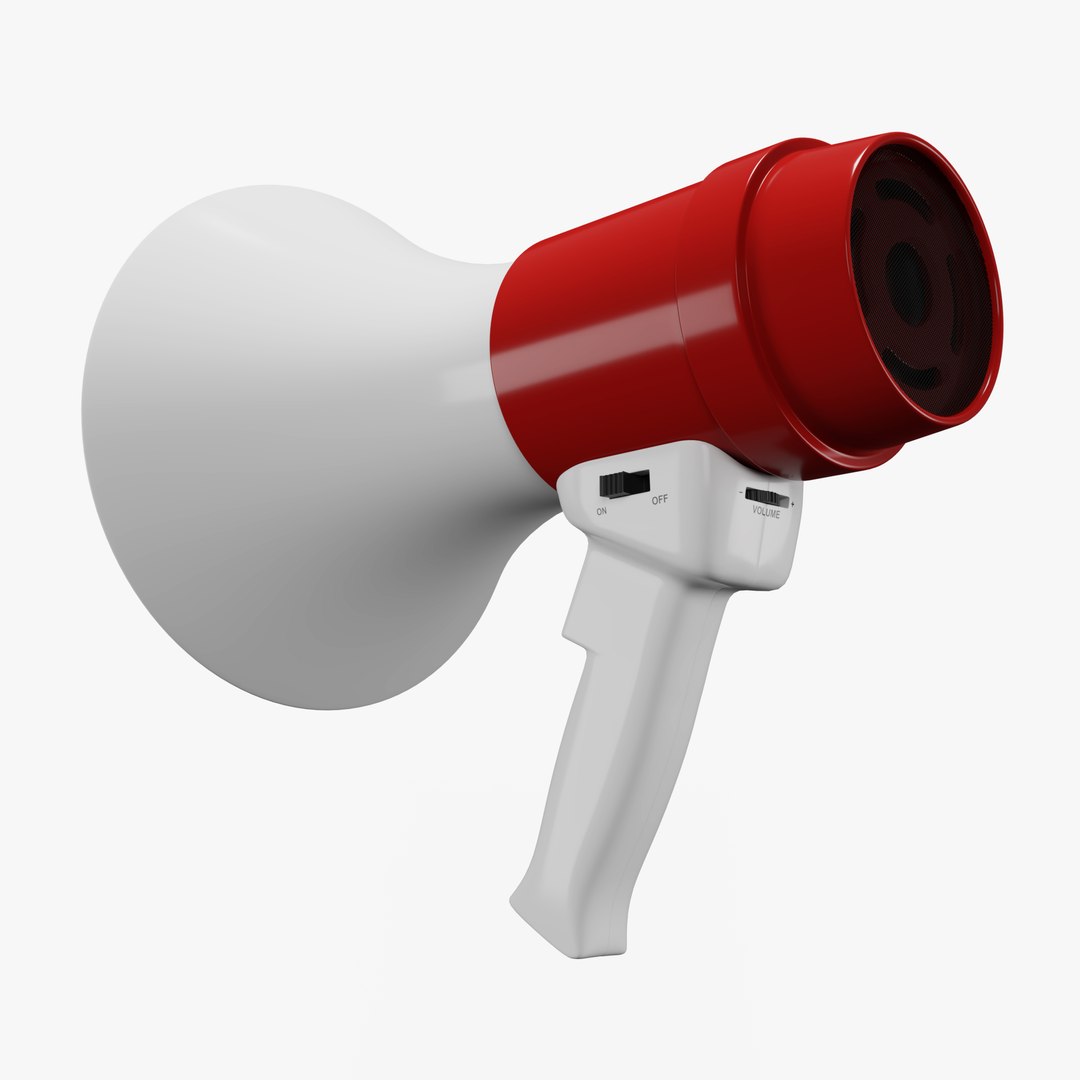 3D model megaphone phone - TurboSquid 1713700