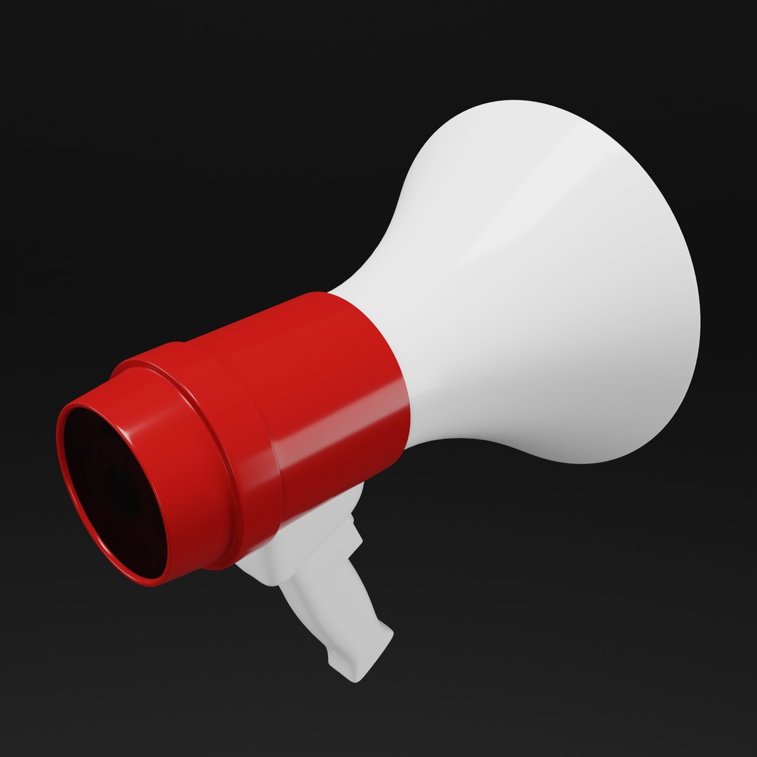 3D model megaphone phone - TurboSquid 1713700
