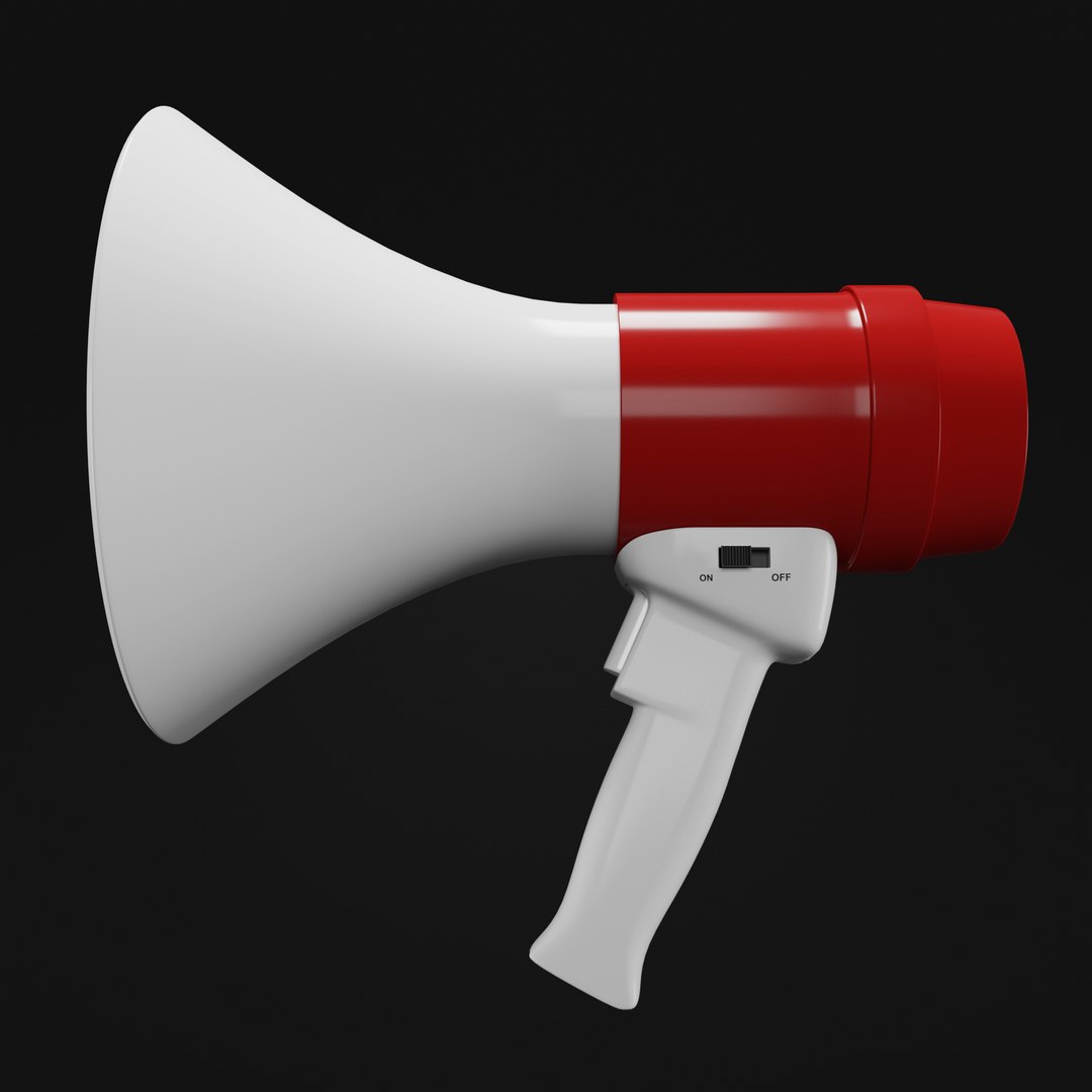 3D model megaphone phone - TurboSquid 1713700