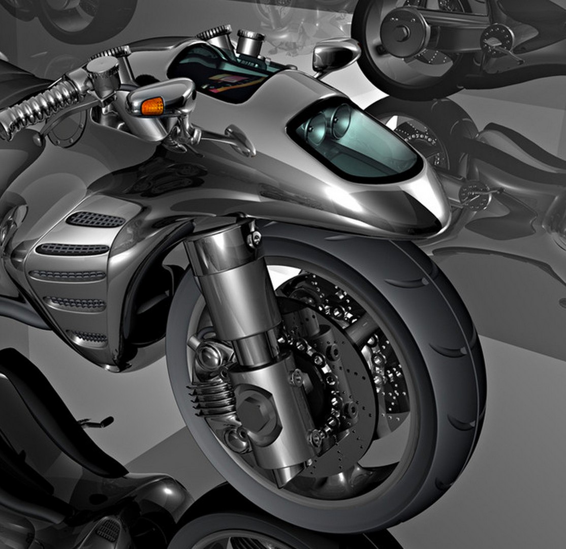 3d motorcycle model