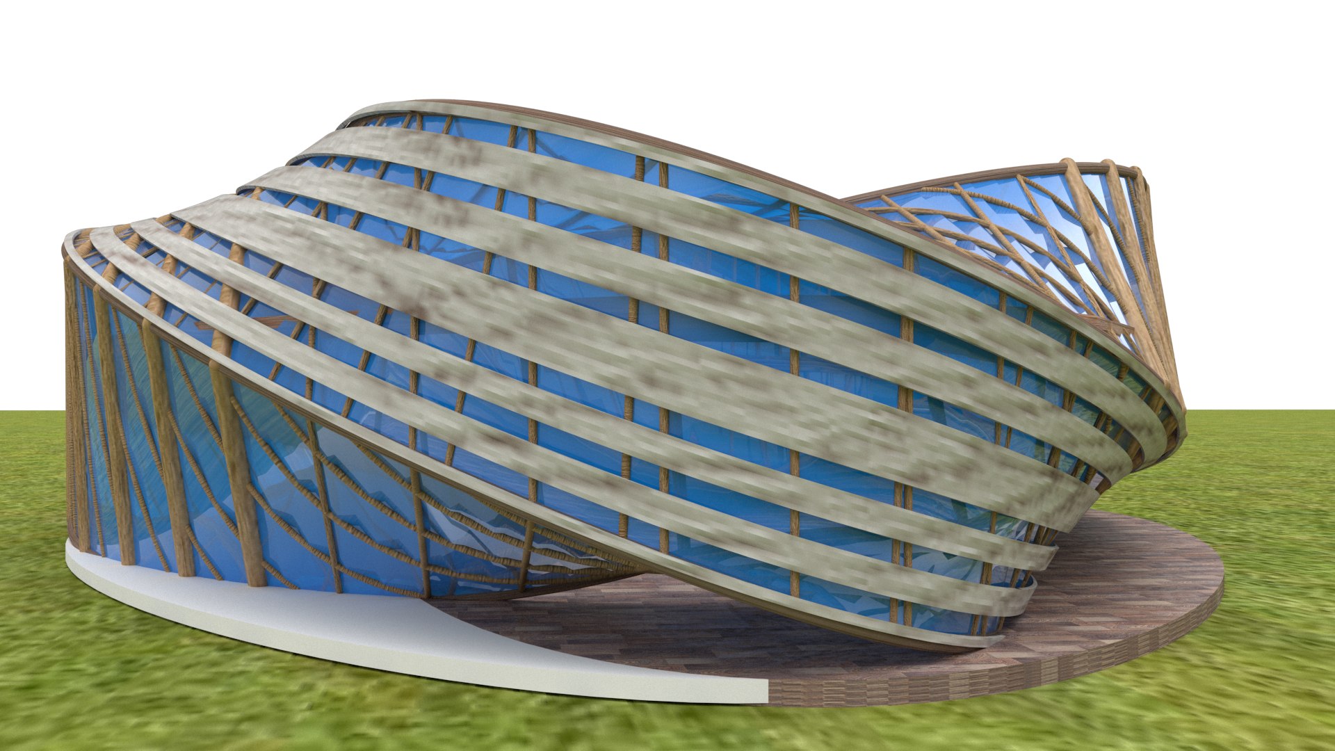 Mobius Strip Hall Model - TurboSquid 2153603