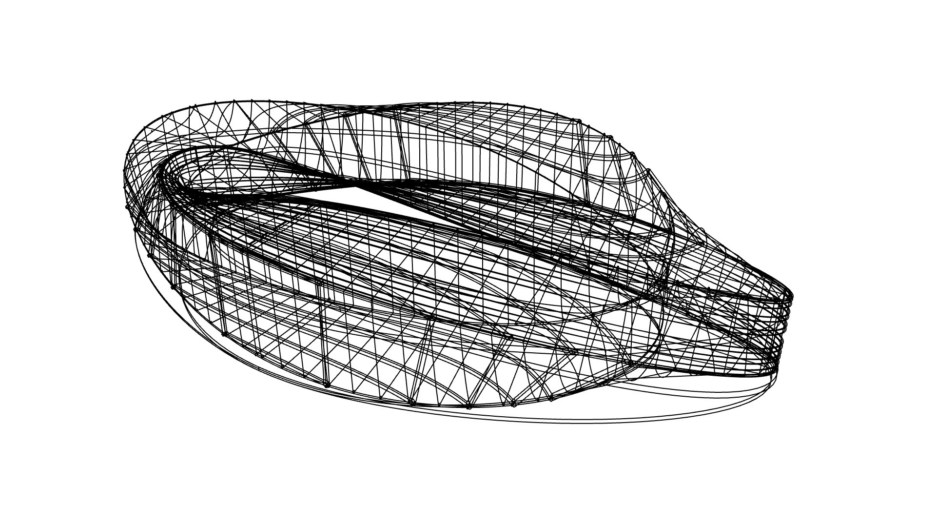 Mobius Strip Hall Model - TurboSquid 2153603