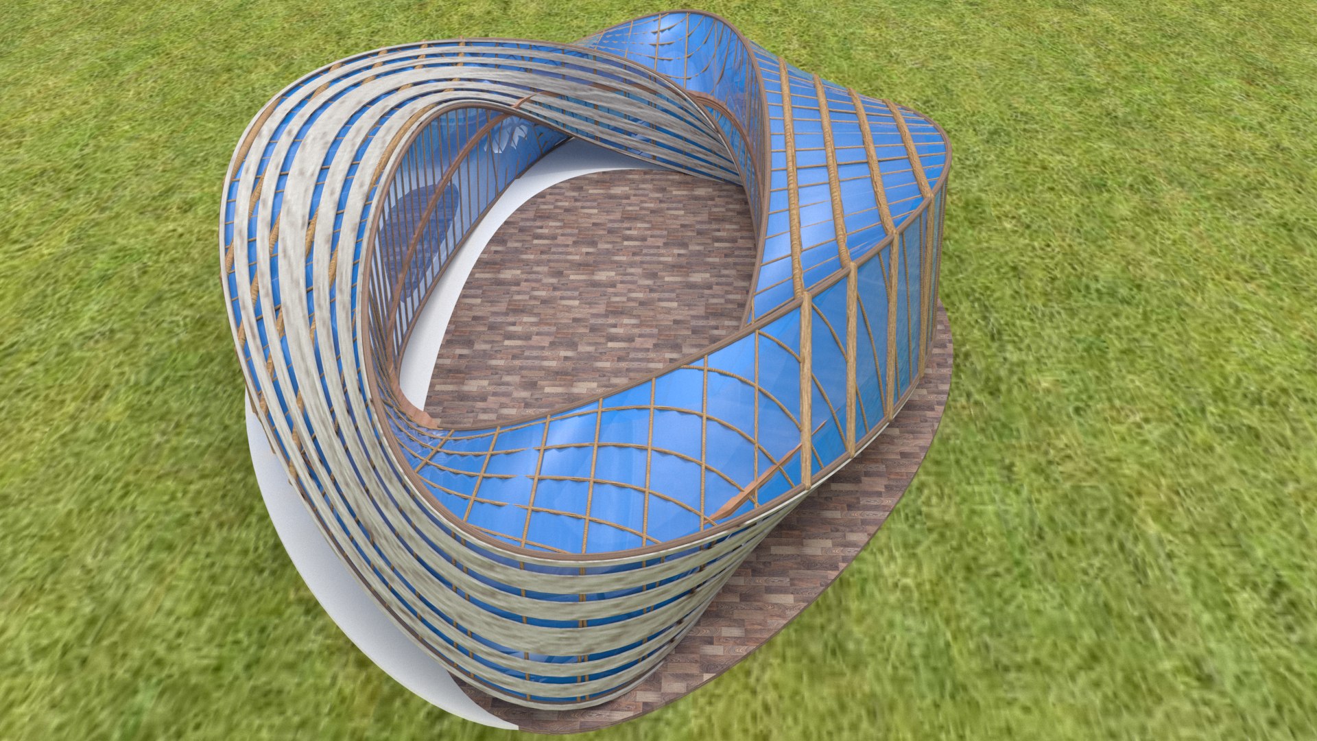 Mobius Strip Hall Model - TurboSquid 2153603