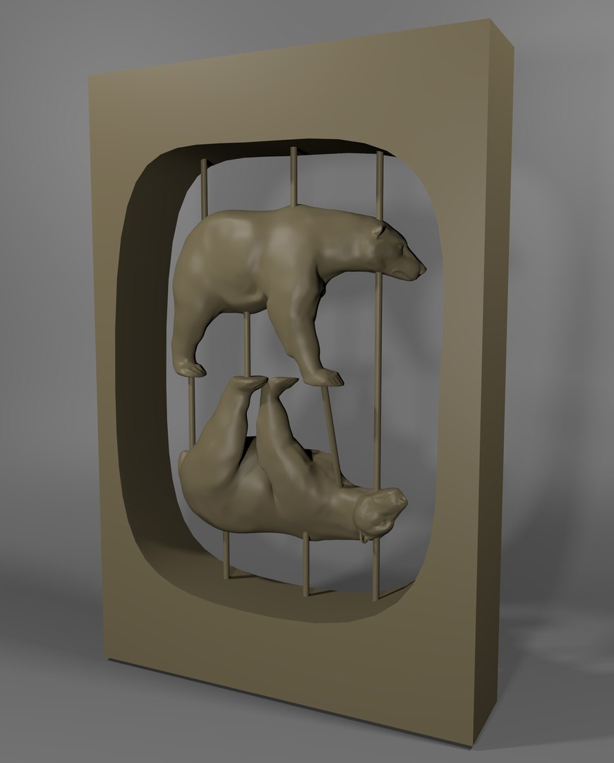 3d Bear Model