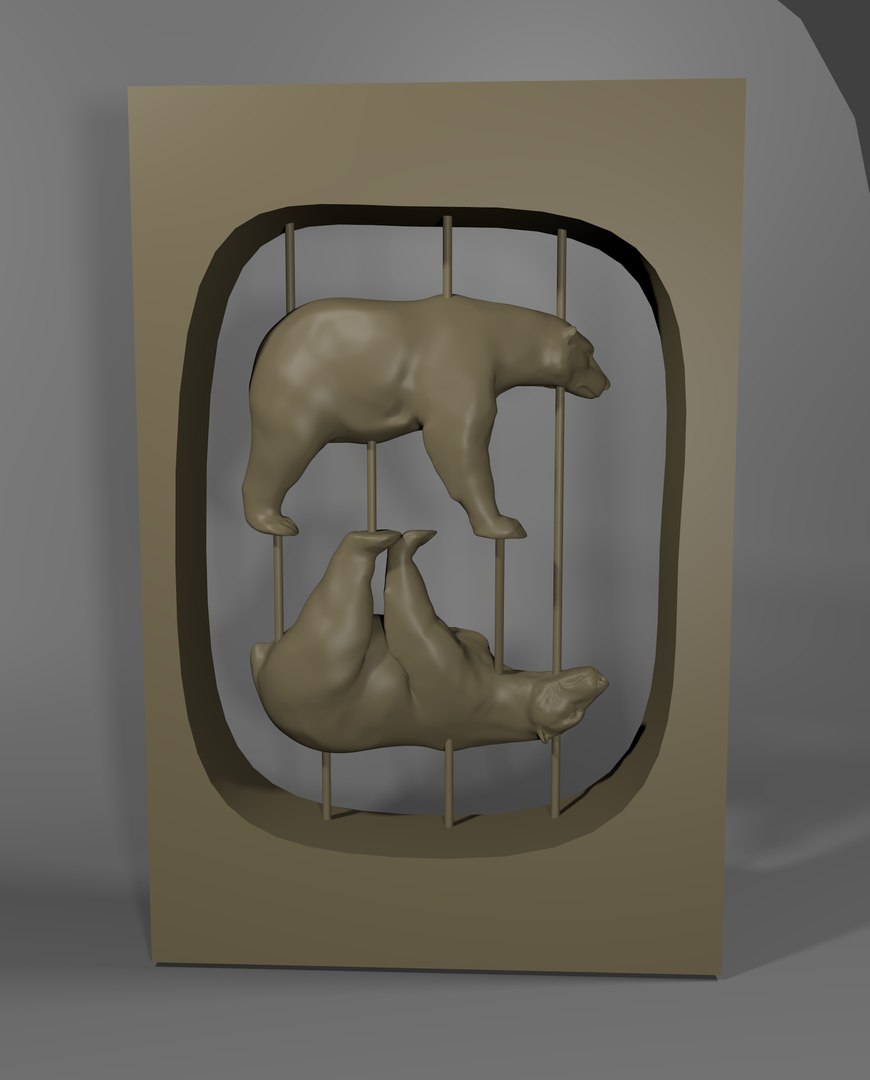3d Bear Model