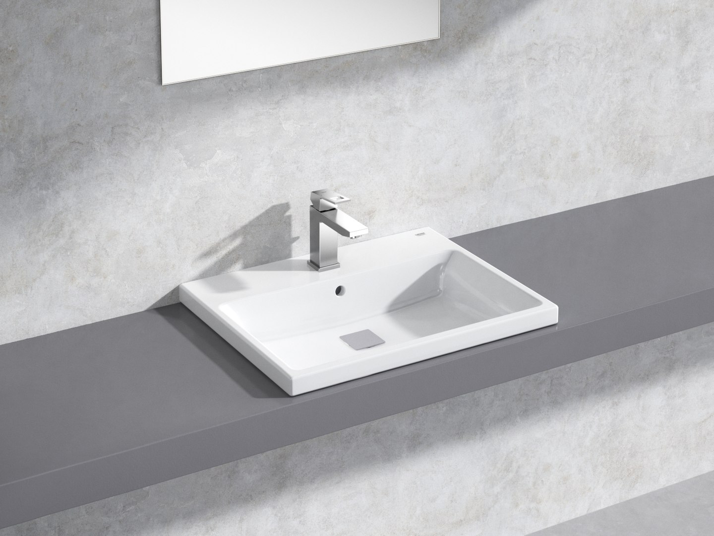 Eurocube Built-in Basin 60 3D - TurboSquid 1389485