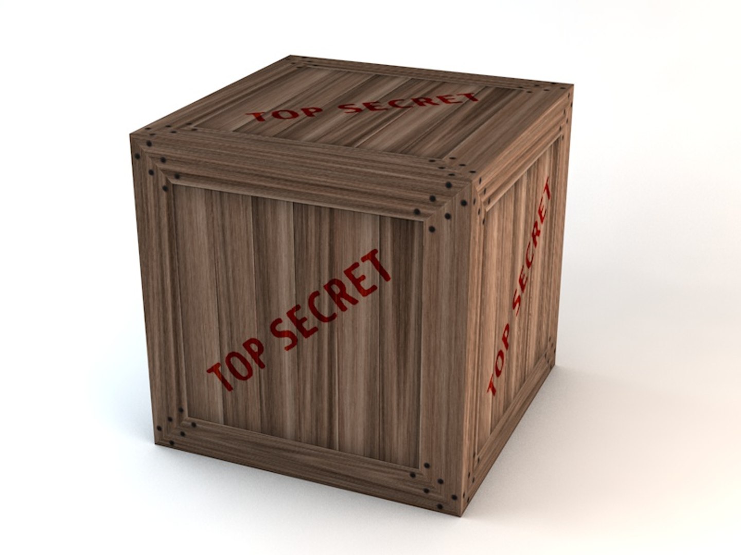 low-poly secret wooden crates 3d obj