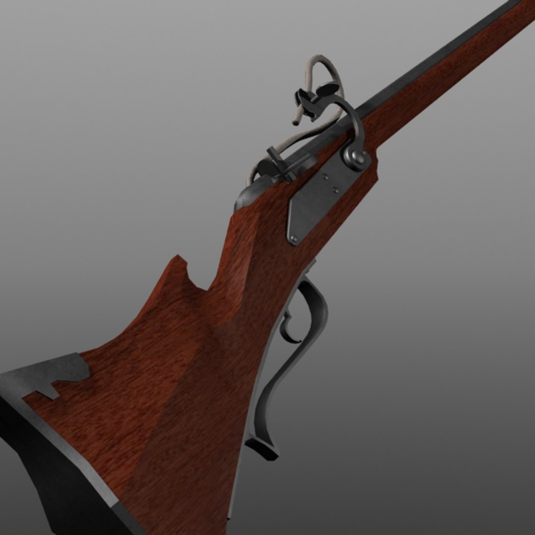 3ds Max Arquebus Rifle Gun
