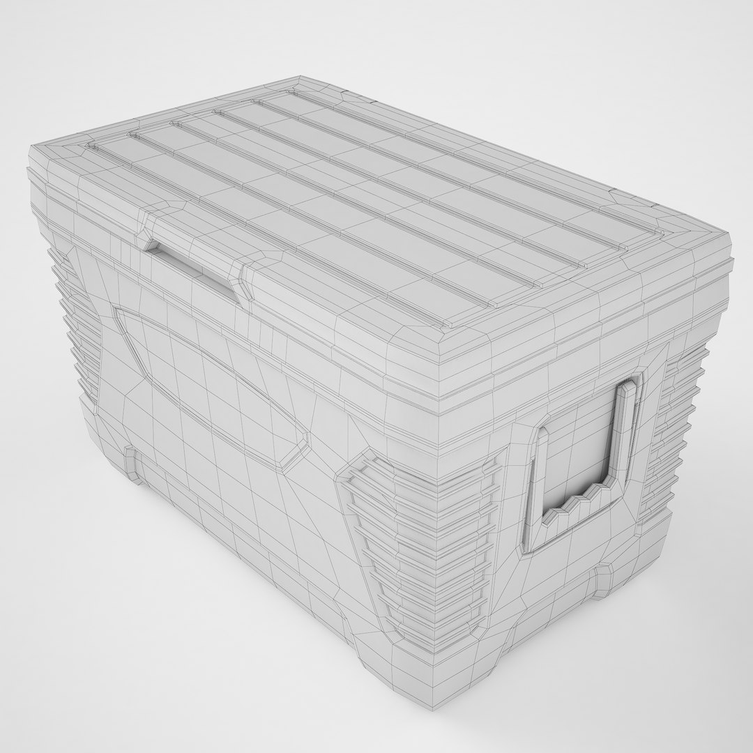 Ice Cooler Box 05 3D - TurboSquid 2218530