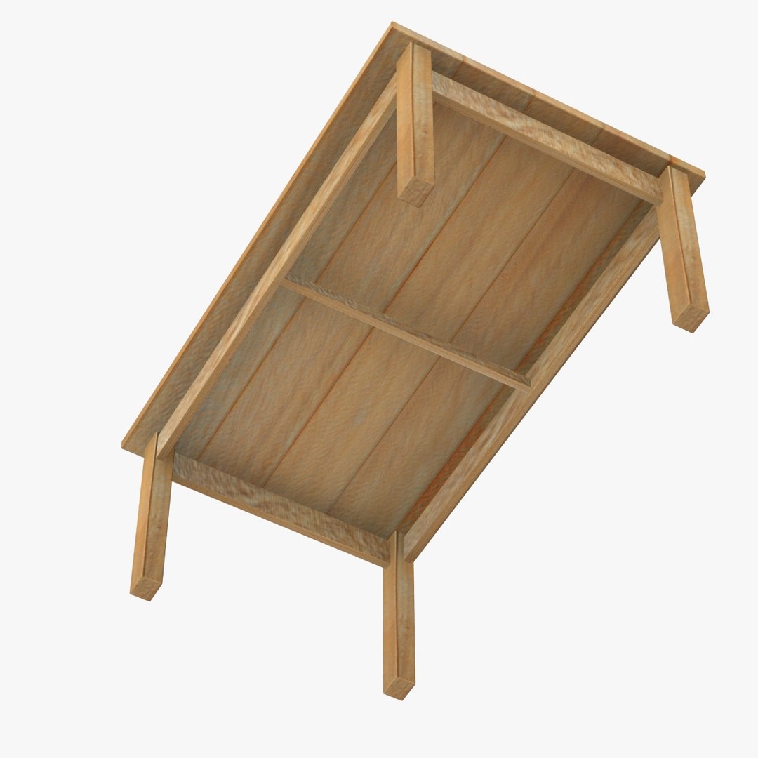 3ds Max Wood Table