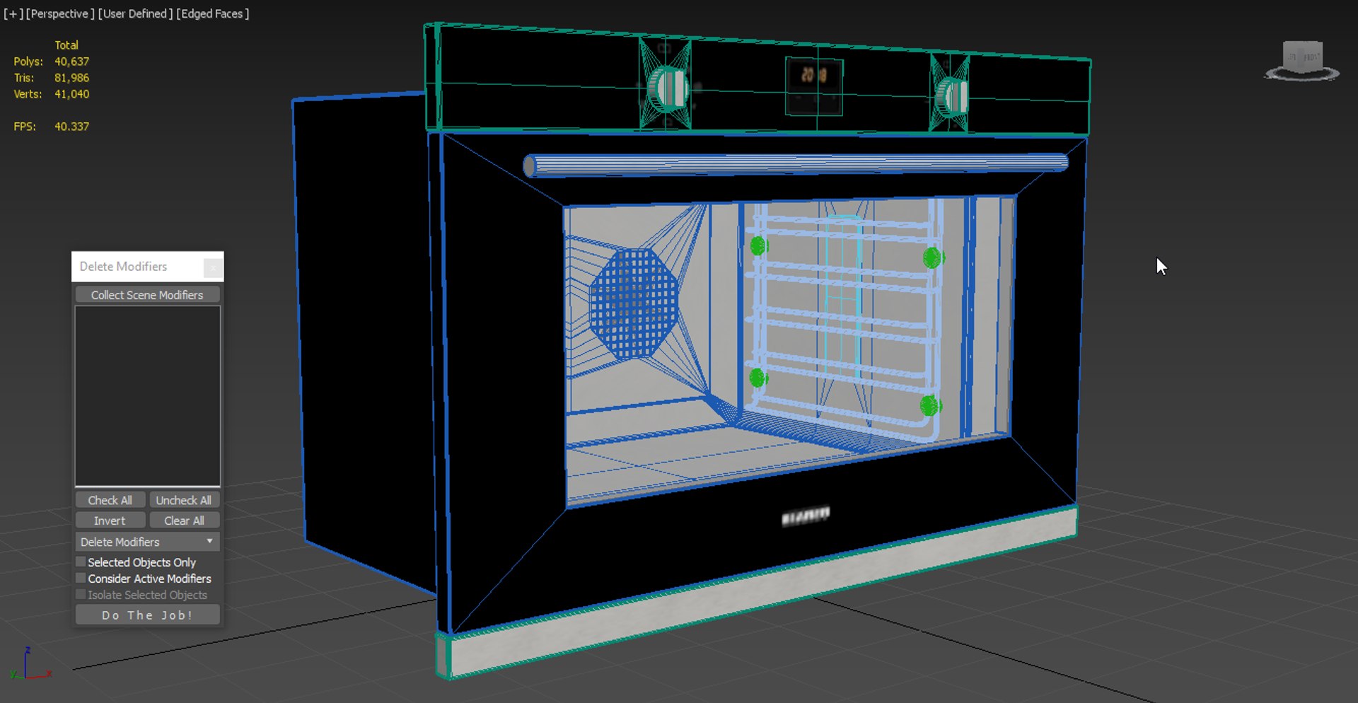 GE Omega Blanco Microwave Oven Collection Blender PBR Pack 3D ...