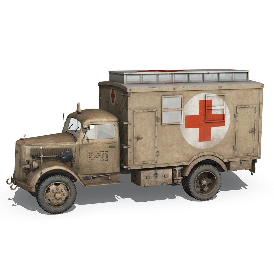 Sd - 3t Opel Blitz 3D Model - TurboSquid 1210902