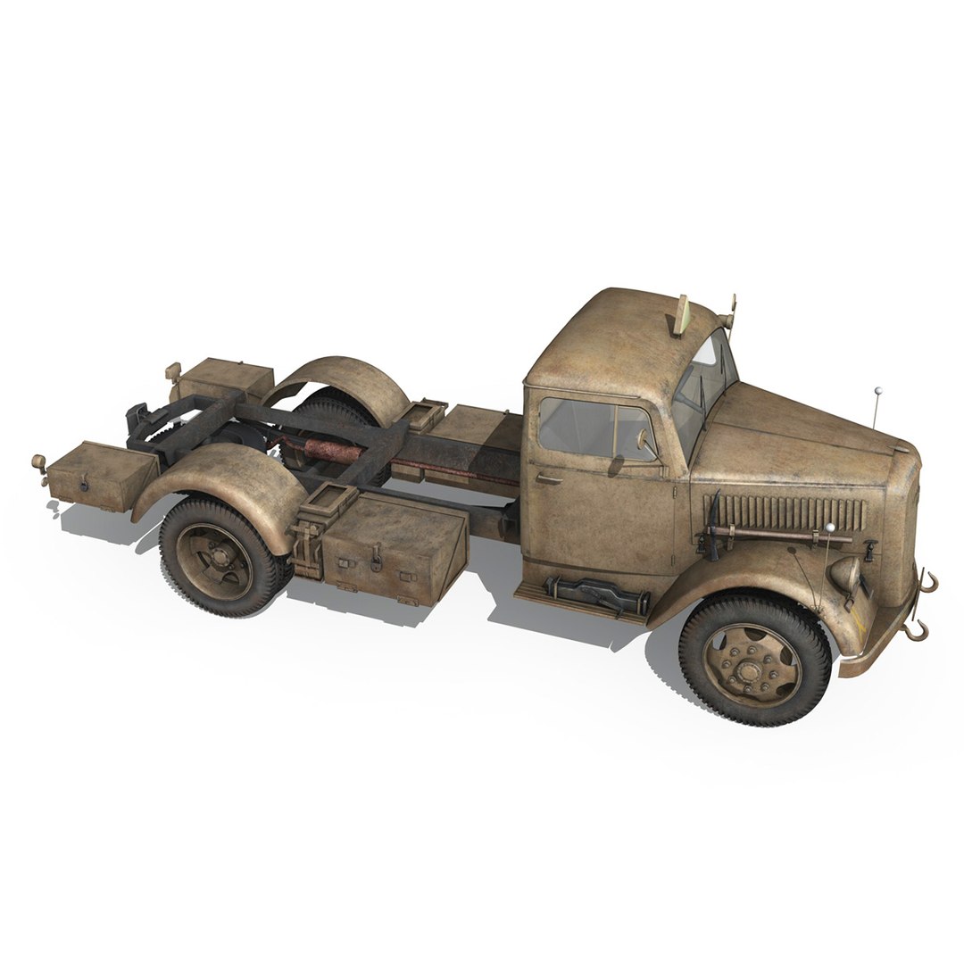Sd - 3t Opel Blitz 3D Model - TurboSquid 1210902