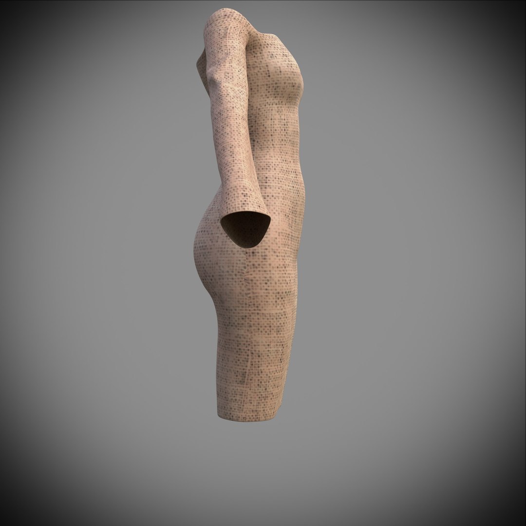 Female Vintage Dress - Fitted Dress 3D Model - TurboSquid 1777461