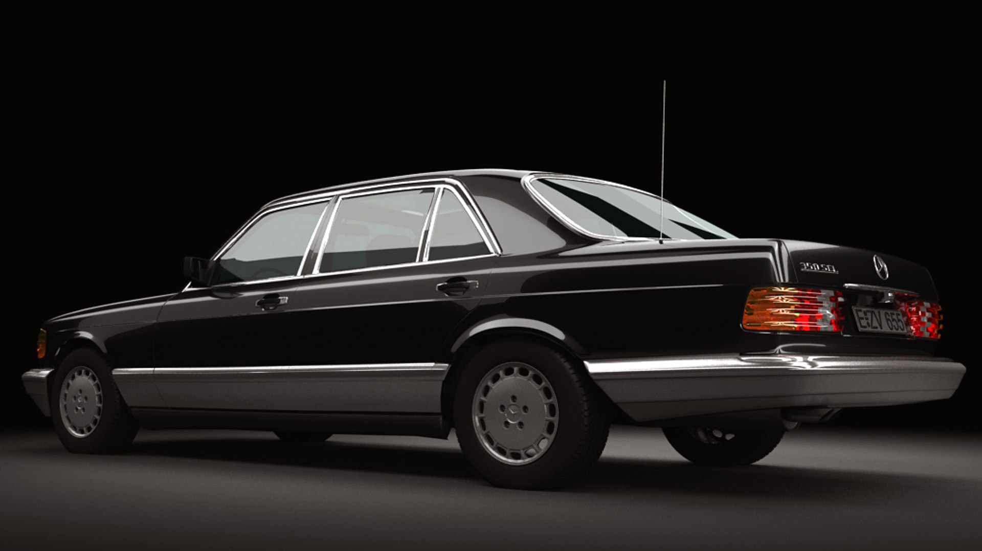 3D Mercedes Benz 350 SEL W126 - TurboSquid 2010151