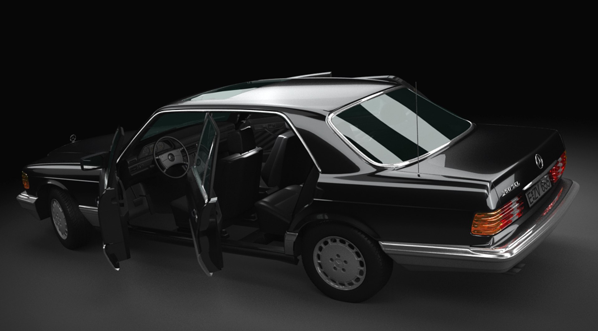 3D Mercedes Benz 350 SEL W126 - TurboSquid 2010151