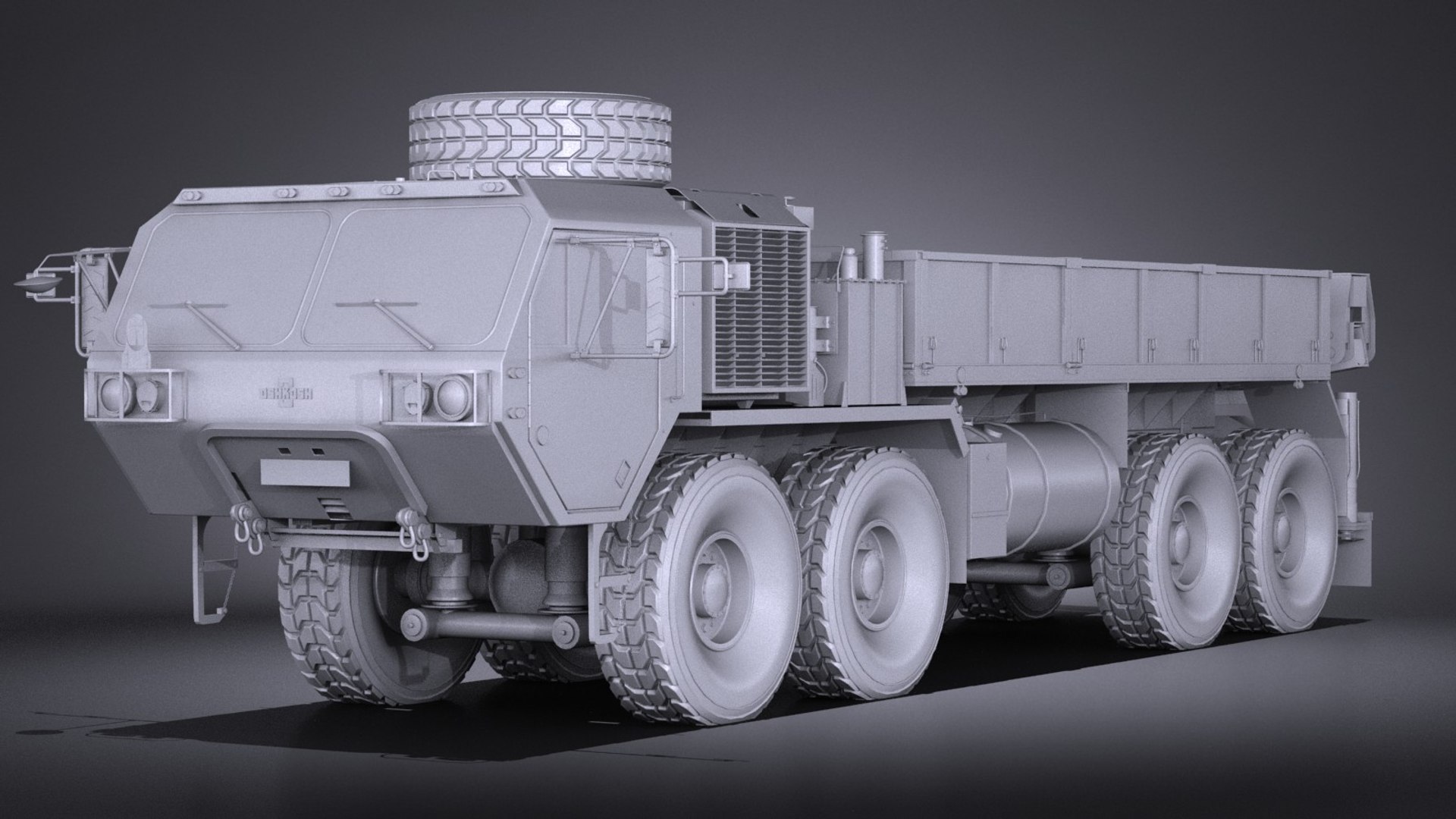 3d Oshkosh Hemitt A4 Model