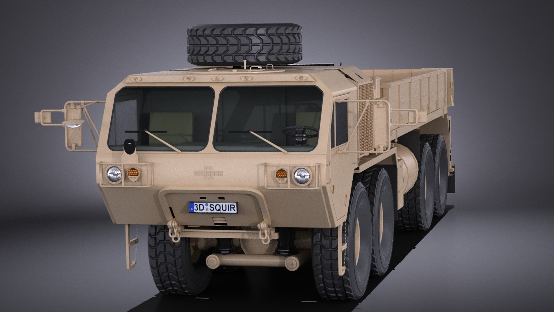 3d Oshkosh Hemitt A4 Model