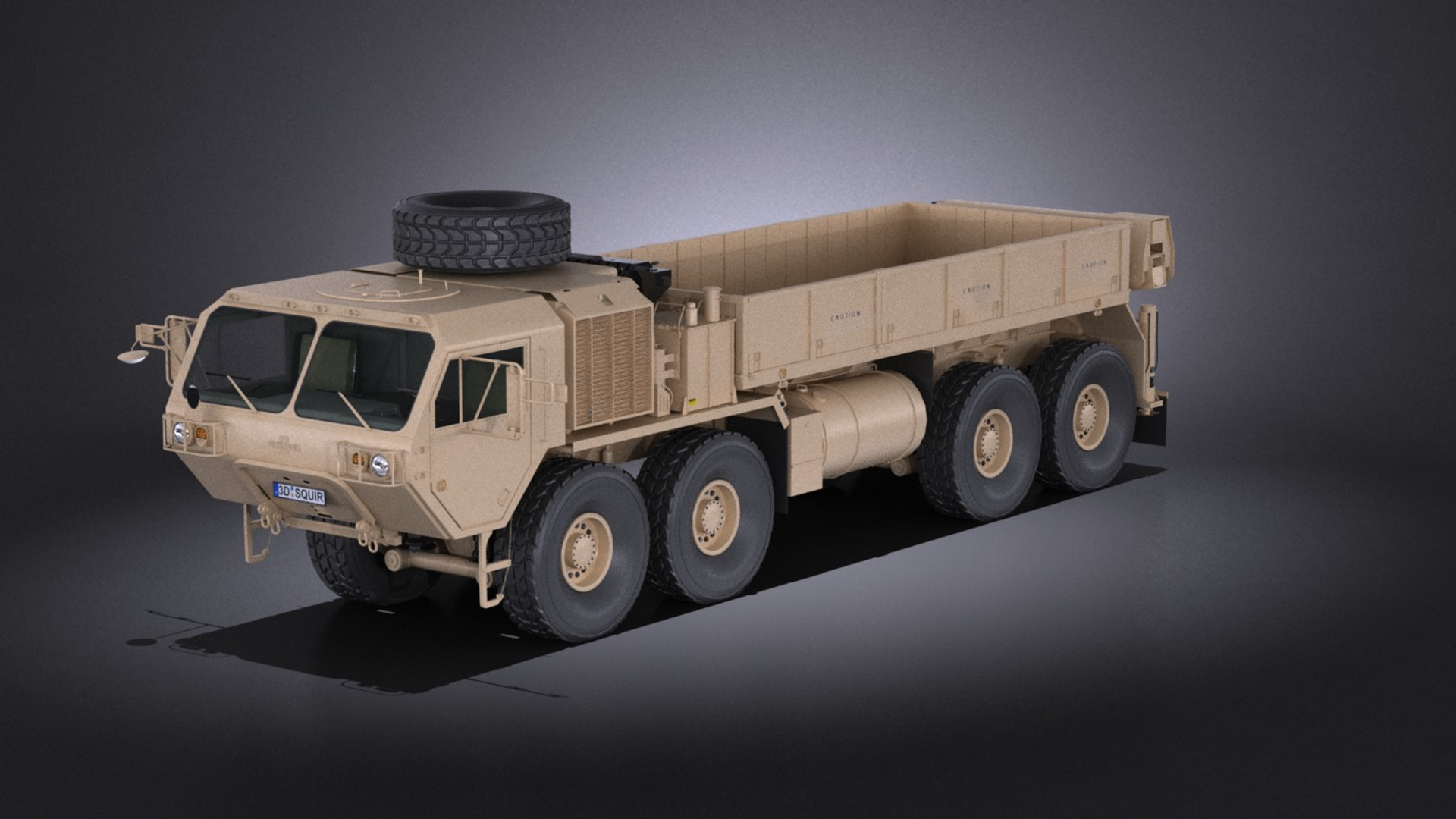 3d Oshkosh Hemitt A4 Model