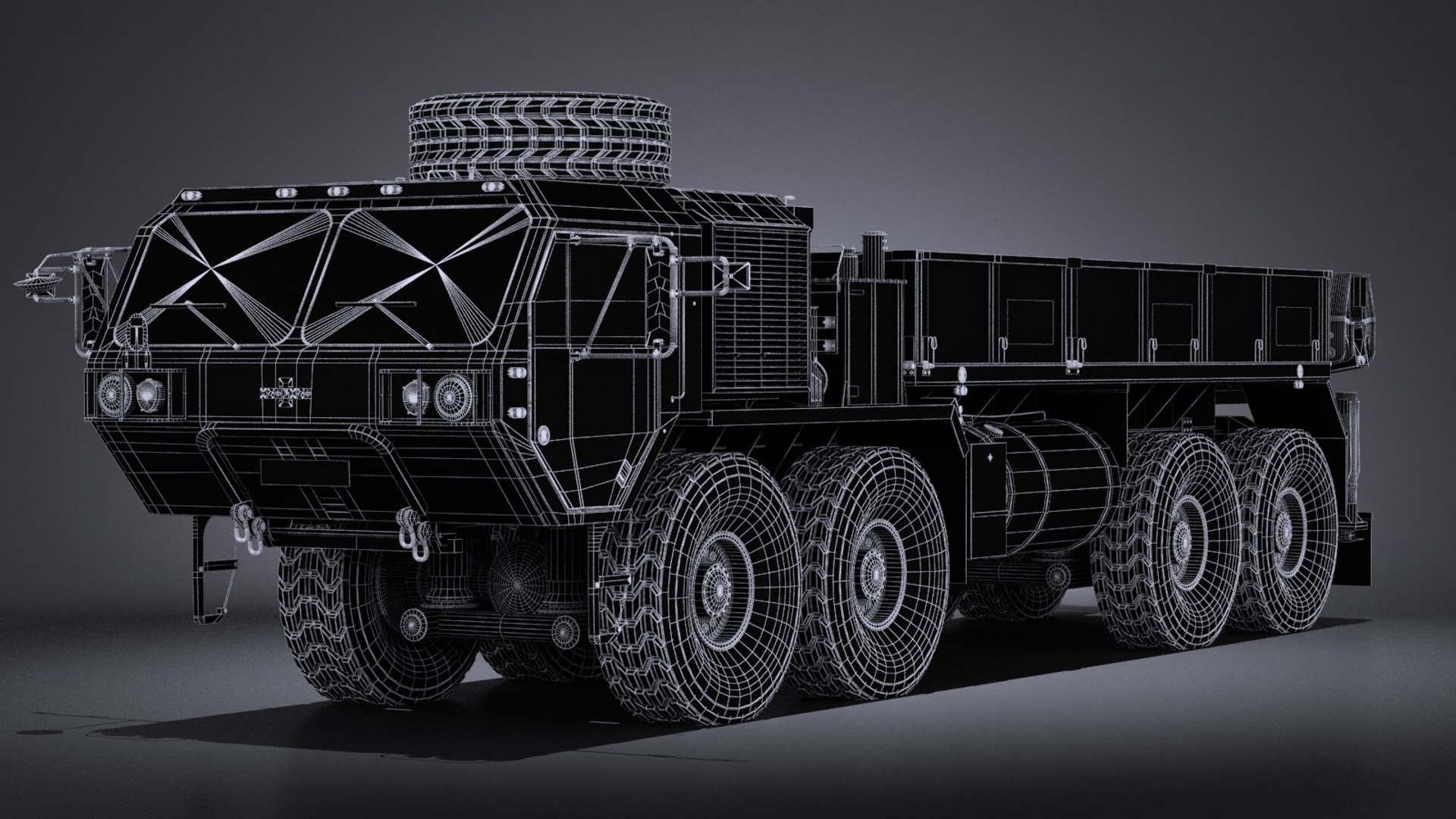 3d Oshkosh Hemitt A4 Model