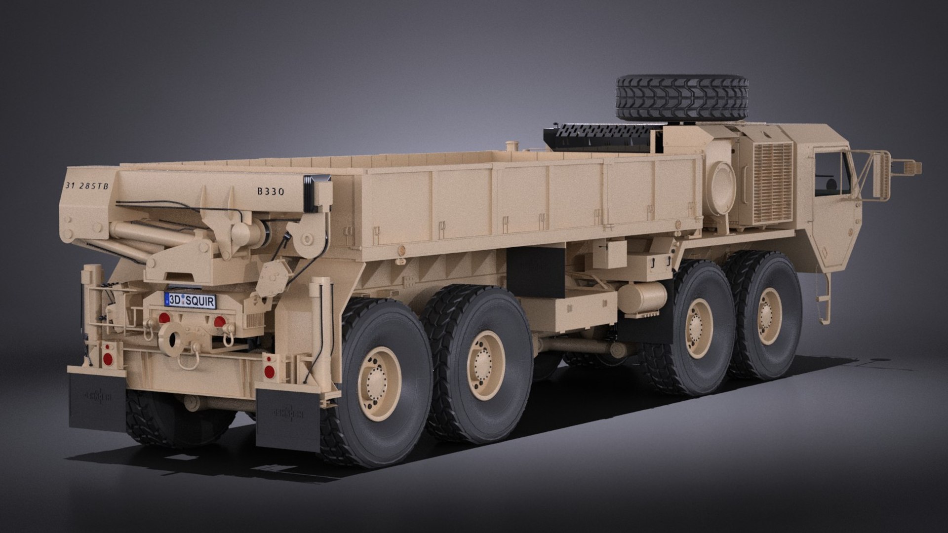 3d Oshkosh Hemitt A4 Model