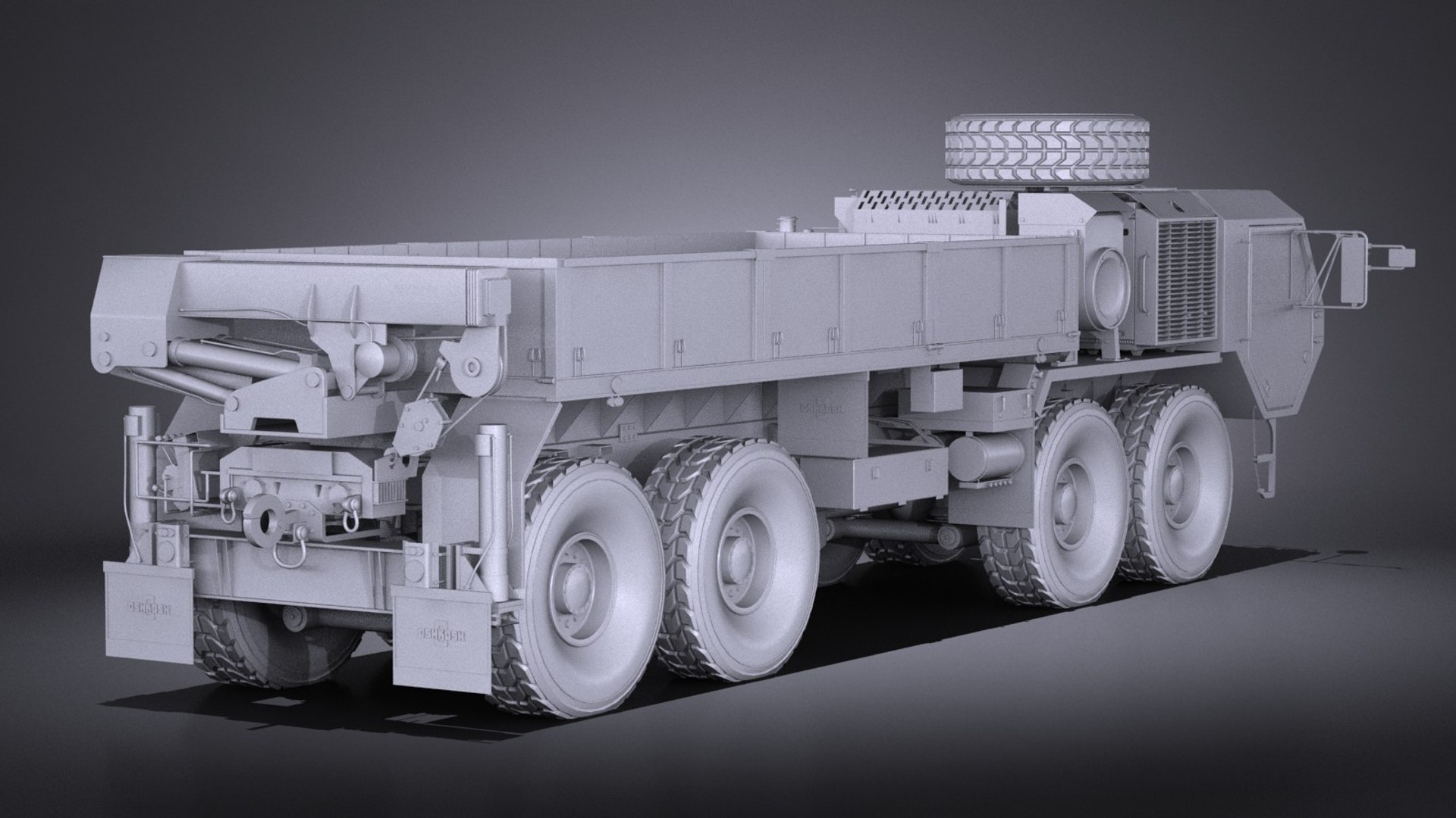 3d Oshkosh Hemitt A4 Model