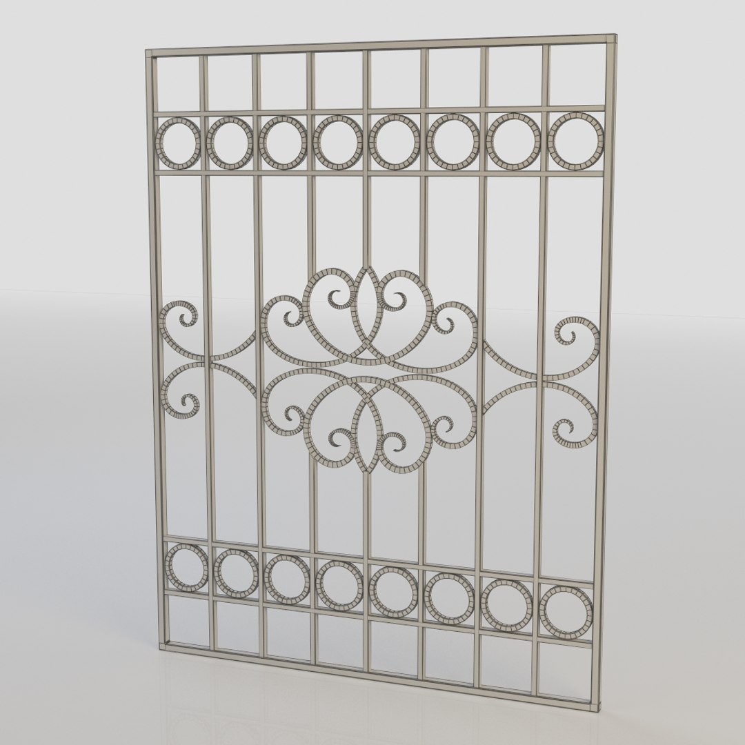 3d Windows Bars Model