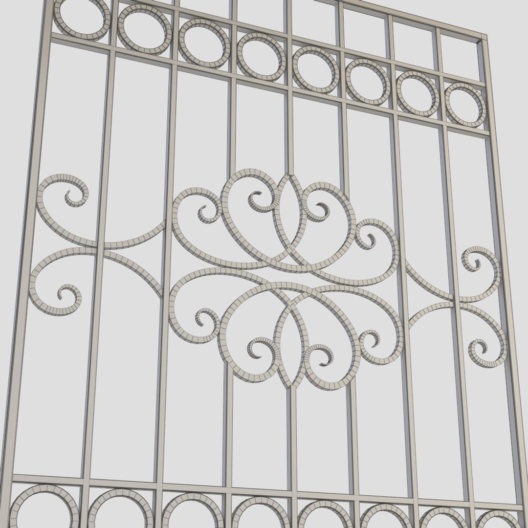 3d Windows Bars Model