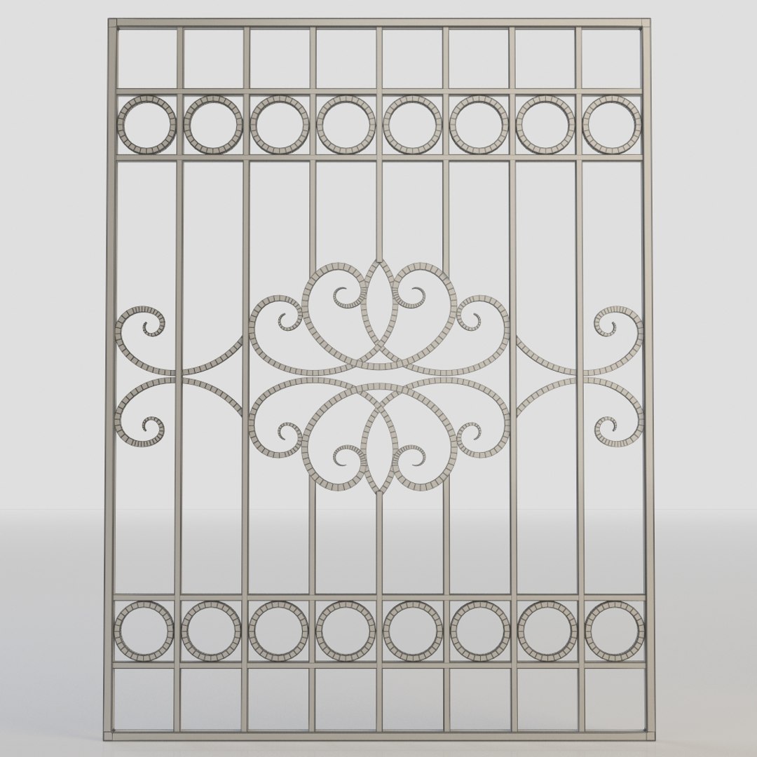 3d Windows Bars Model