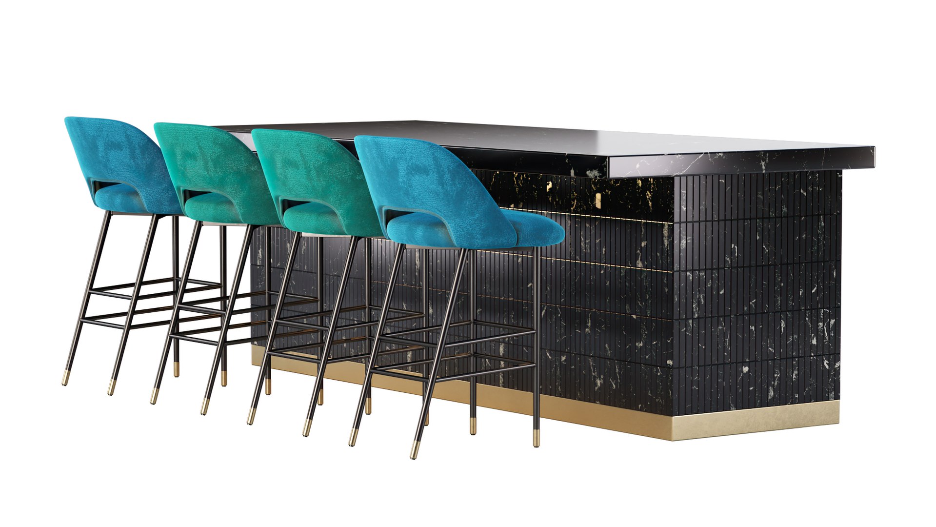 Jack Bar Furniture Set V3 By Bpoint Model - TurboSquid 2034036