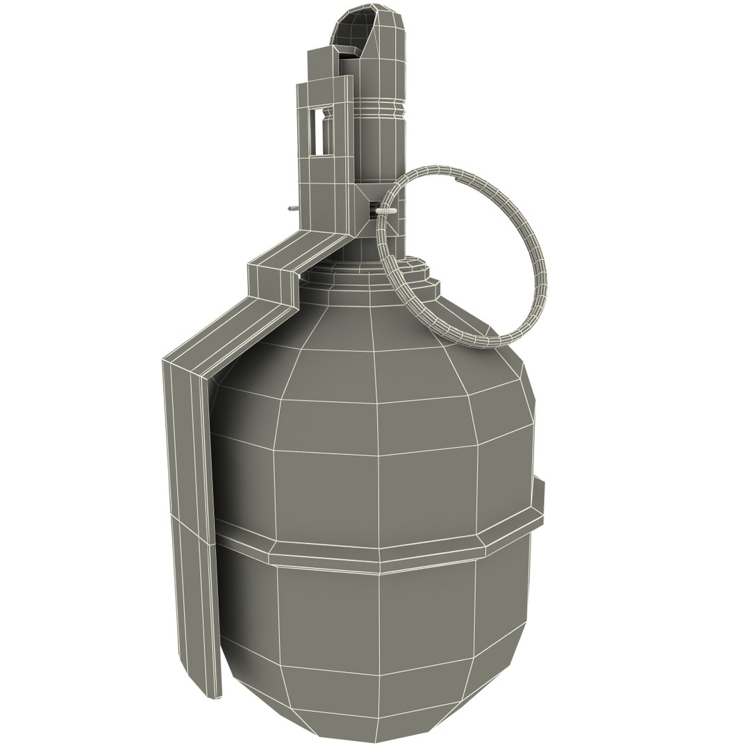 Rgd 5 Grenade 3d Model